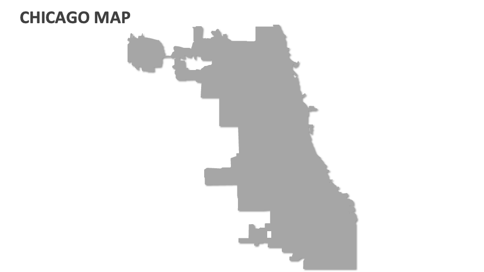 Chicago Map for Google Slides and PowerPoint - PPT Slides