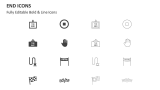End Icons for Google Slides and PowerPoint