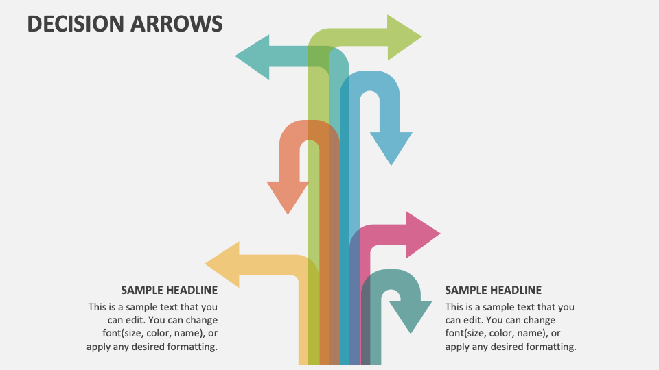 Decision Arrows PowerPoint and Google Slides Template - PPT Slides
