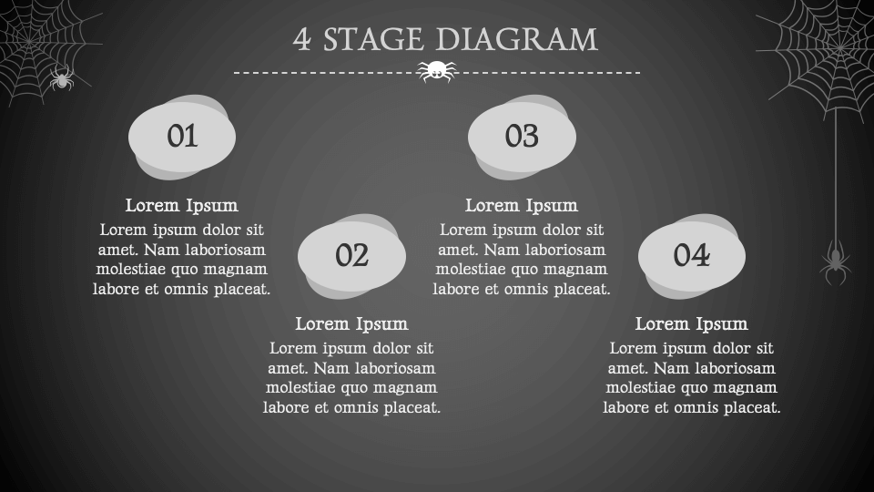 Free Spider Background Presentation Theme for Google Slides and PowerPoint