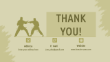 Free Karate Presentation Theme for Google Slides and PowerPoint