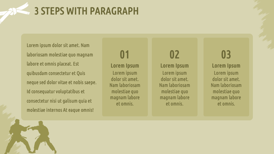 Free Karate Presentation Theme for Google Slides and PowerPoint