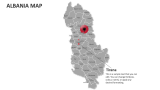 Albania Map for Google Slides and PowerPoint - PPT Slides