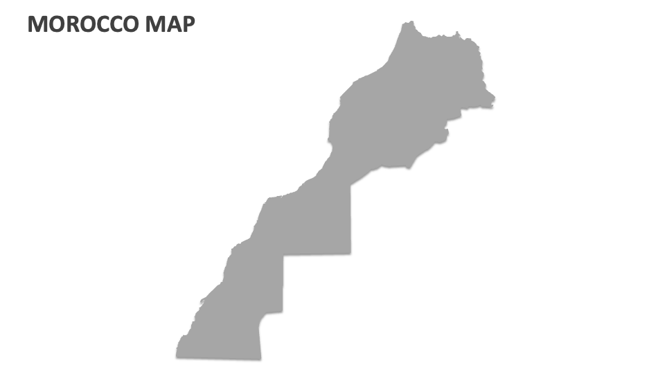 Morocco Map for Google Slides and PowerPoint - PPT Slides