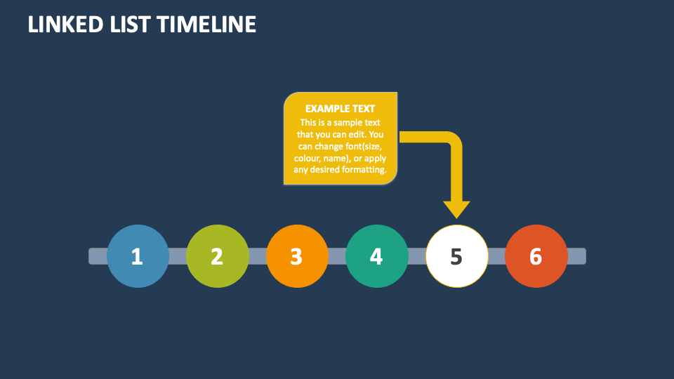 Linked List Timeline Template for PowerPoint and Google Slides - PPT Slides