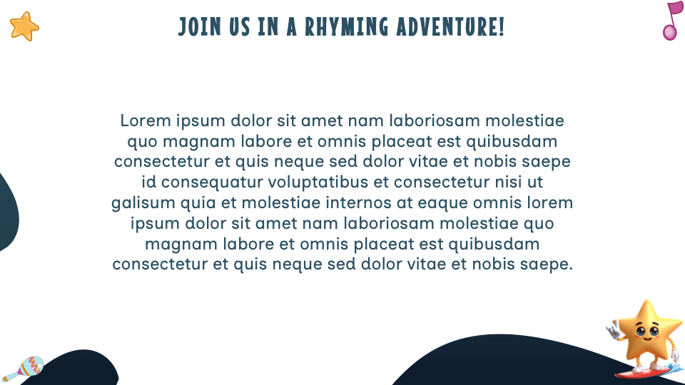 Nursery Rhymes Template for Google Slides and PowerPoint - PPT Slides