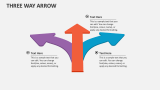 Three Way Arrow Template for PowerPoint and Google Slides - PPT Slides