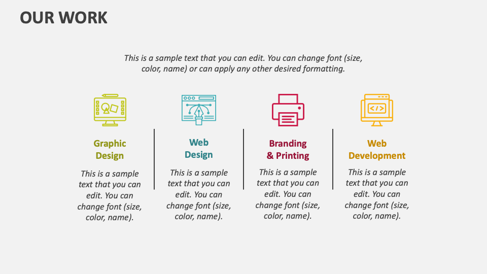 Our Work PowerPoint and Google Slides Template - PPT Slides