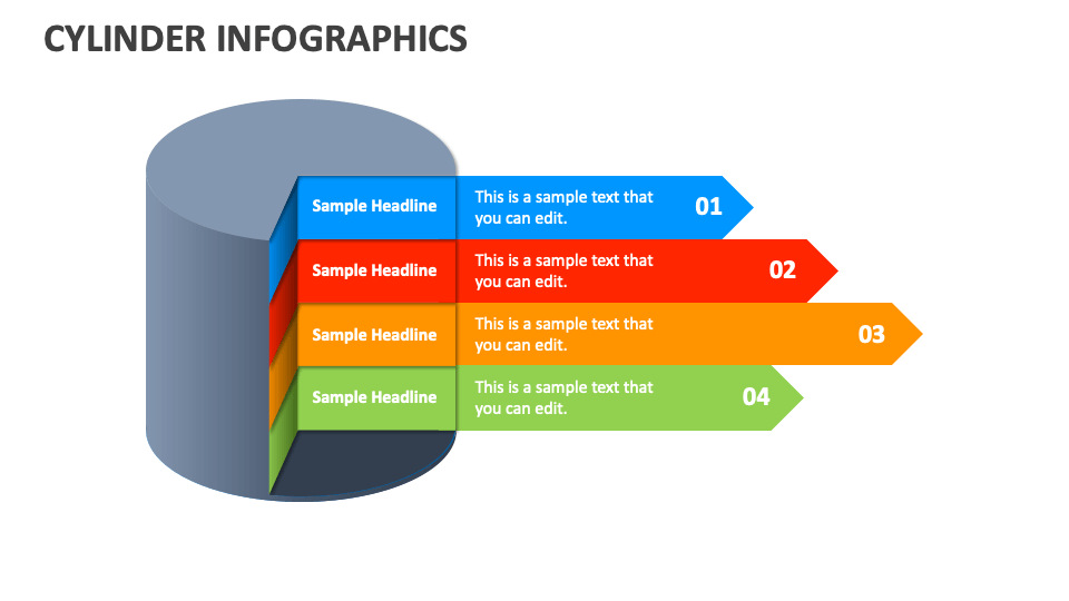 Cylinder Infographics PowerPoint and Google Slides Template - PPT Slides