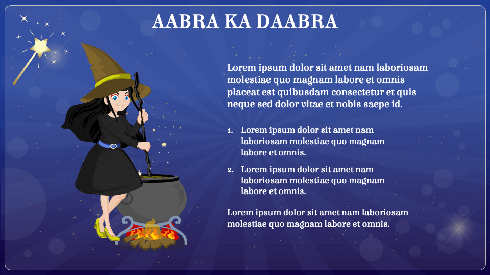 Free Magic Presentation Theme for Google Slides and PowerPoint