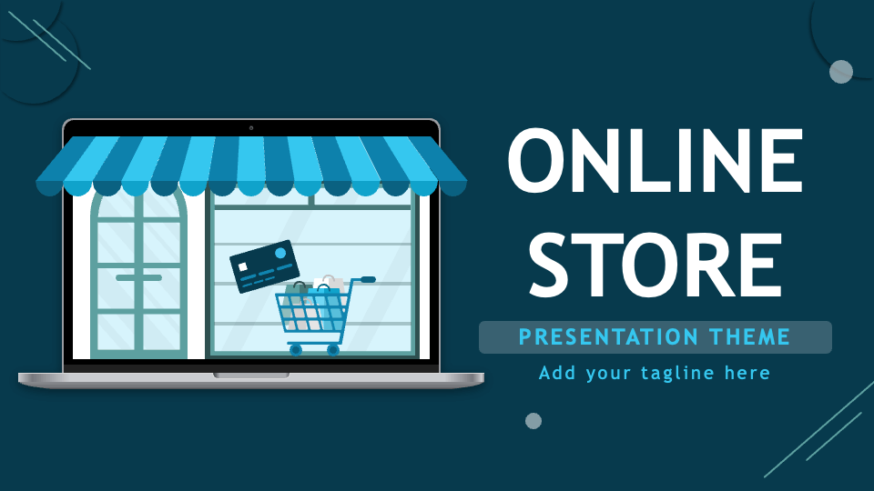Online Store Theme for Google Slides and PowerPoint