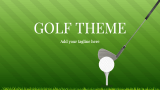 Golf Theme for PowerPoint and Google Slides - PPT Slides