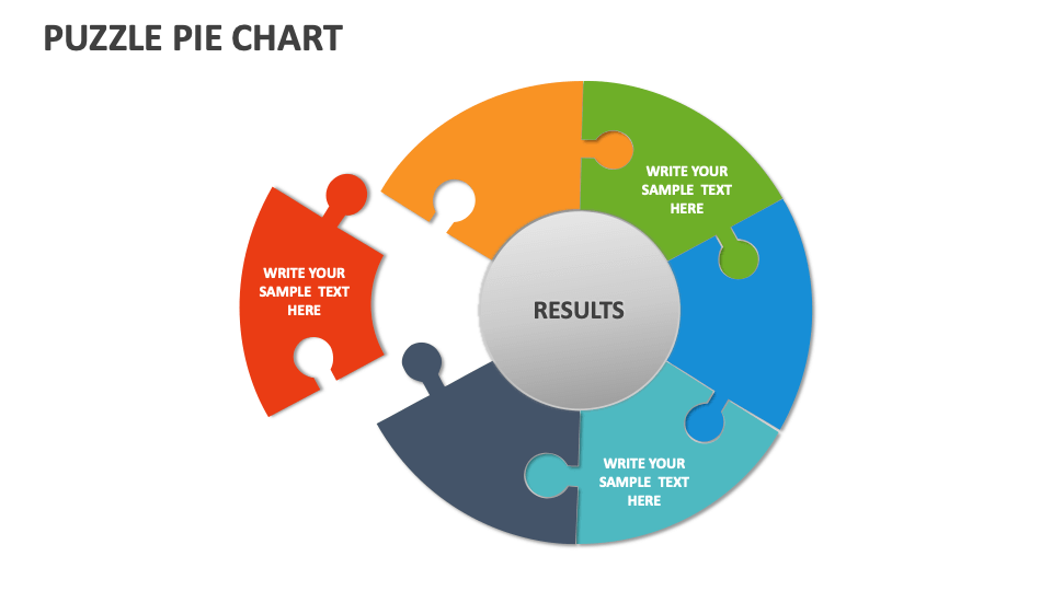 Puzzle Pie Chart Template for PowerPoint and Google Slides - PPT Slides