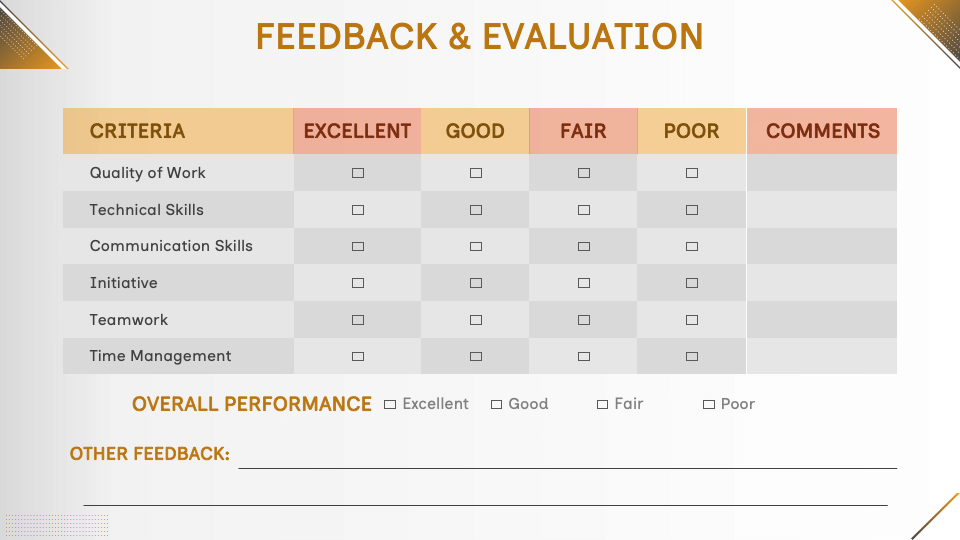 Free - Summer Internship Report Presentation Template for Google Slides ...