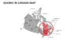 Quebec Map for Google Slides and PowerPoint - PPT Slides
