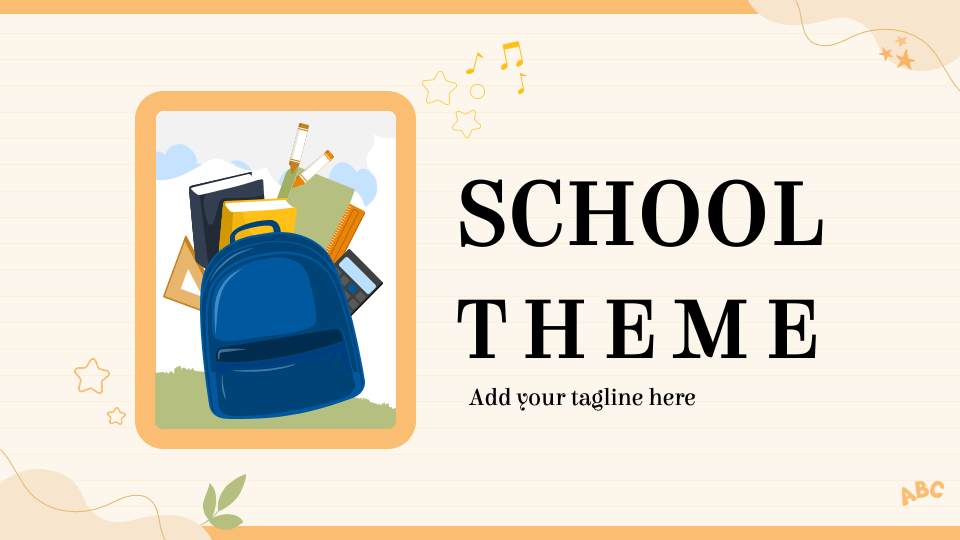 Free School Theme for Google Slides and PowerPoint