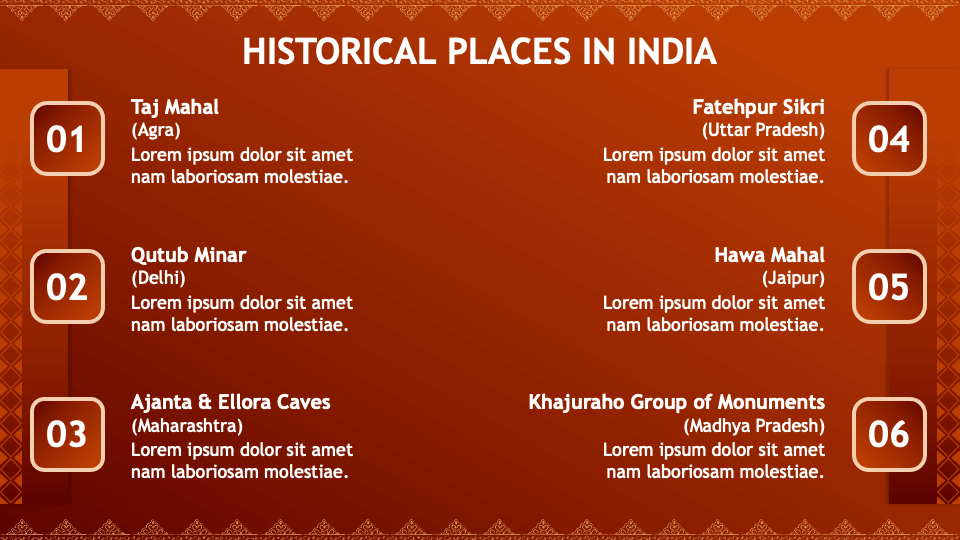 Free Indian Heritage Presentation Theme Template for Google Slides and ...