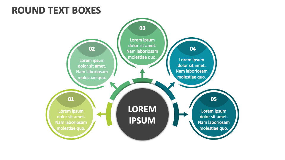Round Text Boxes Template for PowerPoint and Google Slides - PPT Slides