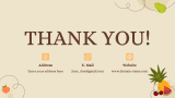 Free Fruits Presentation Theme for Google Slides and PowerPoint