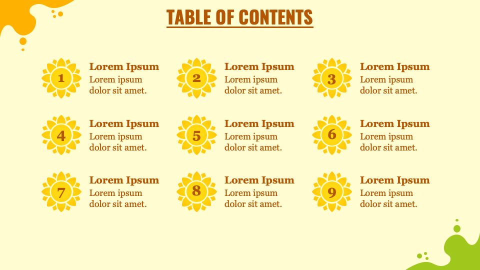 Free Sunflower Presentation Theme for PowerPoint and Google Slides ...