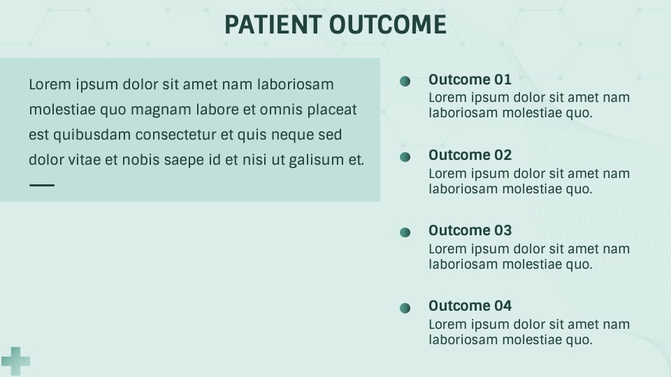 Free Patient Case Study Presentation for Google Slides and PowerPoint
