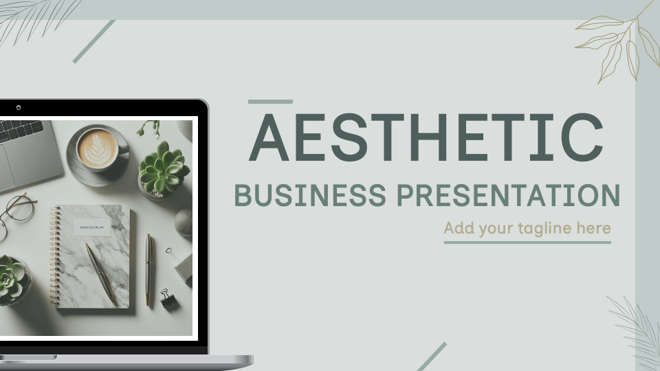 Aesthetic Business Presentation Template for Google Slides and PowerPoint