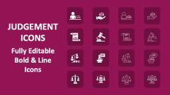 Judgement Icons for Google Slides and PowerPoint