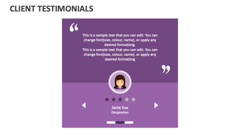 Client Testimonials PowerPoint and Google Slides Template - PPT Slides
