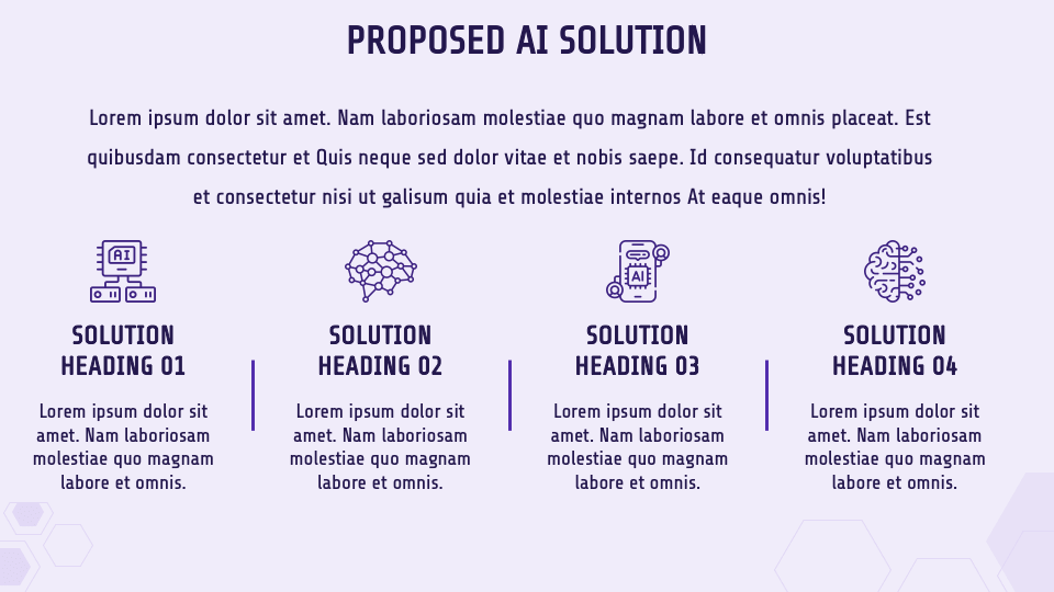 AI Technology Project Proposal Template for Google Slides and ...