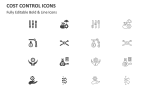 Cost Control Icons for Google Slides and PowerPoint