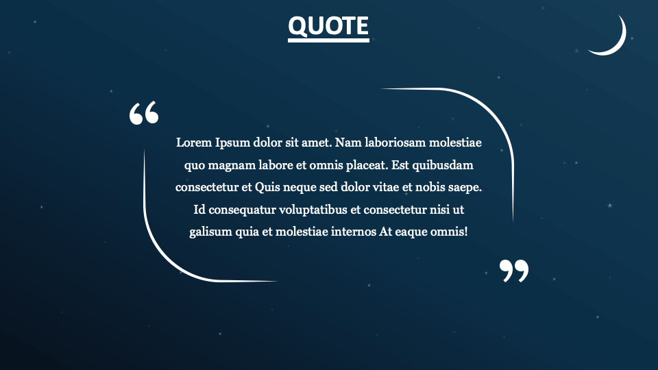 Free Moon and Stars Presentation Theme for PowerPoint and Google Slides ...