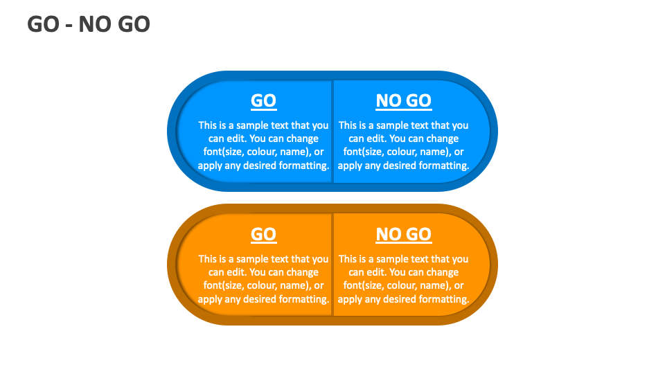 Go - No Go PowerPoint and Google Slides Template - PPT Slides