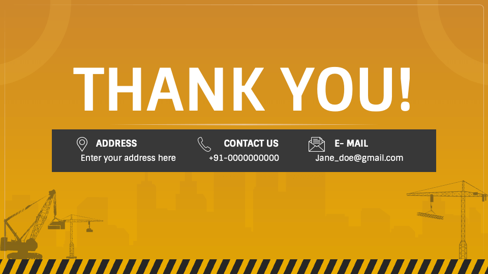 Free Construction Theme for Google Slides and PowerPoint