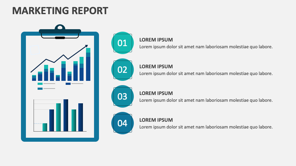 Marketing Report Template for PowerPoint and Google Slides - PPT Slides