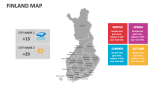 Finland Map for Google Slides and PowerPoint - PPT Slides