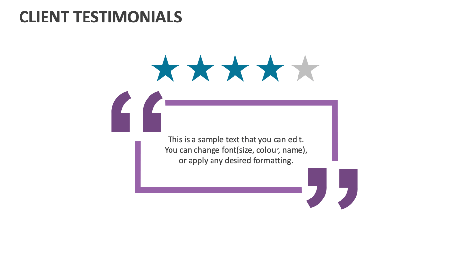 Client Testimonials PowerPoint and Google Slides Template - PPT Slides