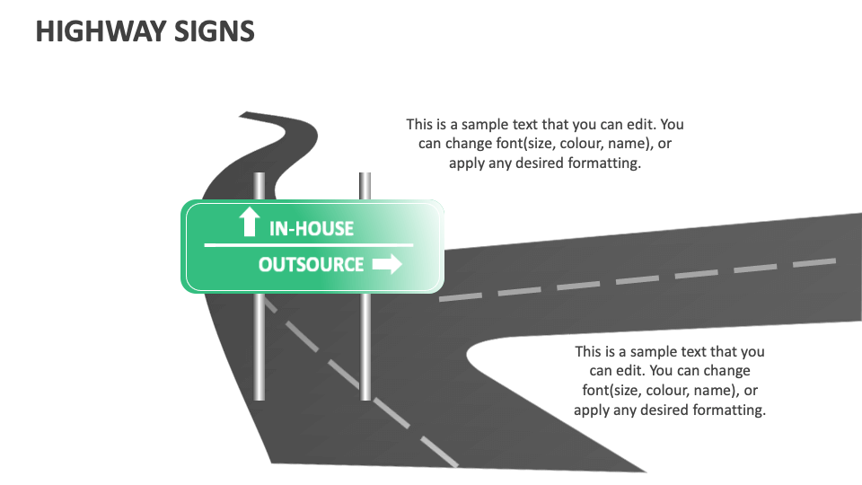 Highway Signs Template for PowerPoint and Google Slides - PPT Slides