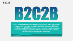 B2C2B PowerPoint and Google Slides Template - PPT Slides