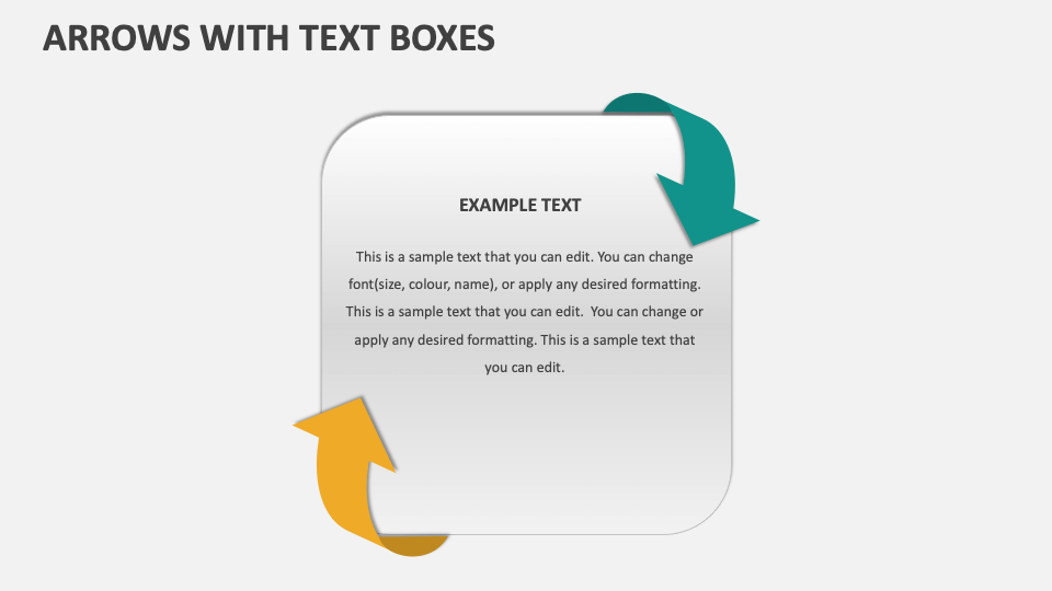 Arrows with Text Boxes Template for PowerPoint and Google Slides - PPT ...