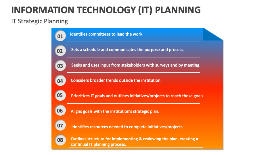 Information Technology (IT) Planning PowerPoint and Google Slides ...