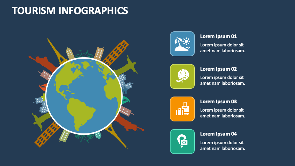 Tourism Infographics for Google Slides and PowerPoint - PPT Slides