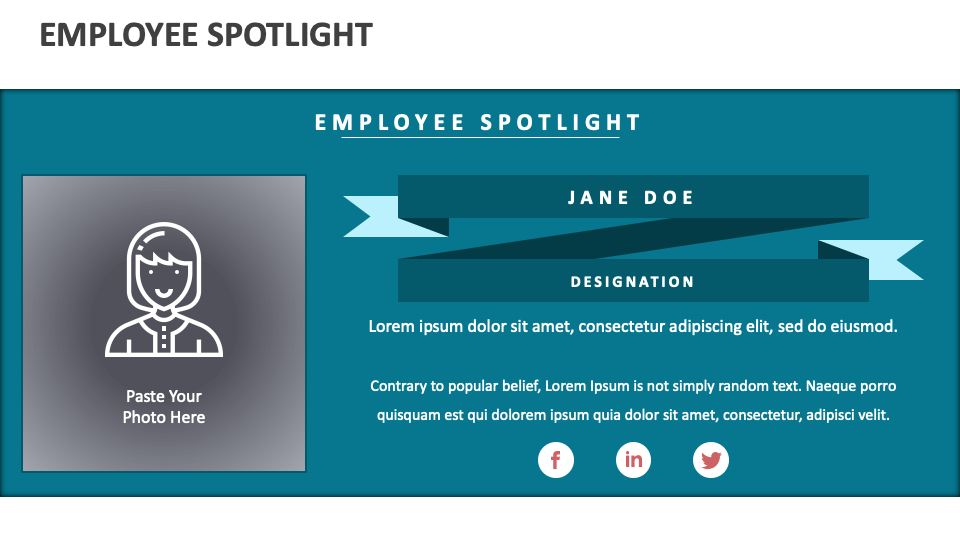 Employee Spotlight Template for PowerPoint and Google Slides - PPT Slides
