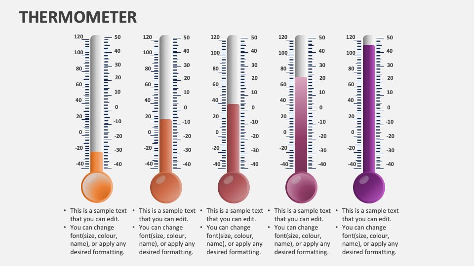 Thermometer Template for PowerPoint and Google Slides - PPT Slides