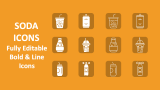 Soda Icons for PowerPoint and Google Slides - PPT Slides