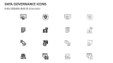 Data Governance Icons for Google Slides and PowerPoint