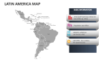 Latin America Map for Google Slides and PowerPoint - PPT Slides