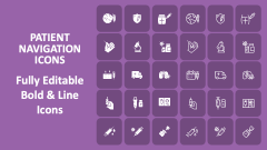 Patient Navigation Icons for Google Slides and PowerPoint