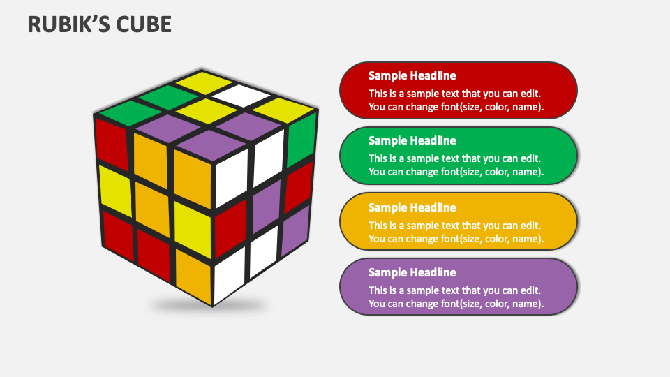 Rubik's Cube PowerPoint and Google Slides Template - PPT Slides