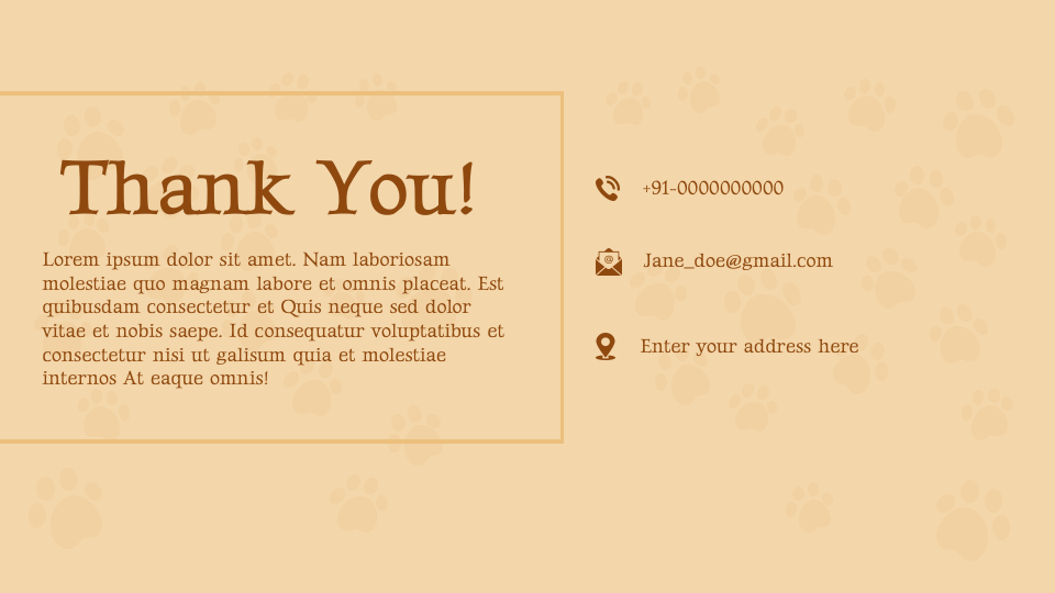 Dog Presentation Theme for PowerPoint and Google Slides - PPT Slides