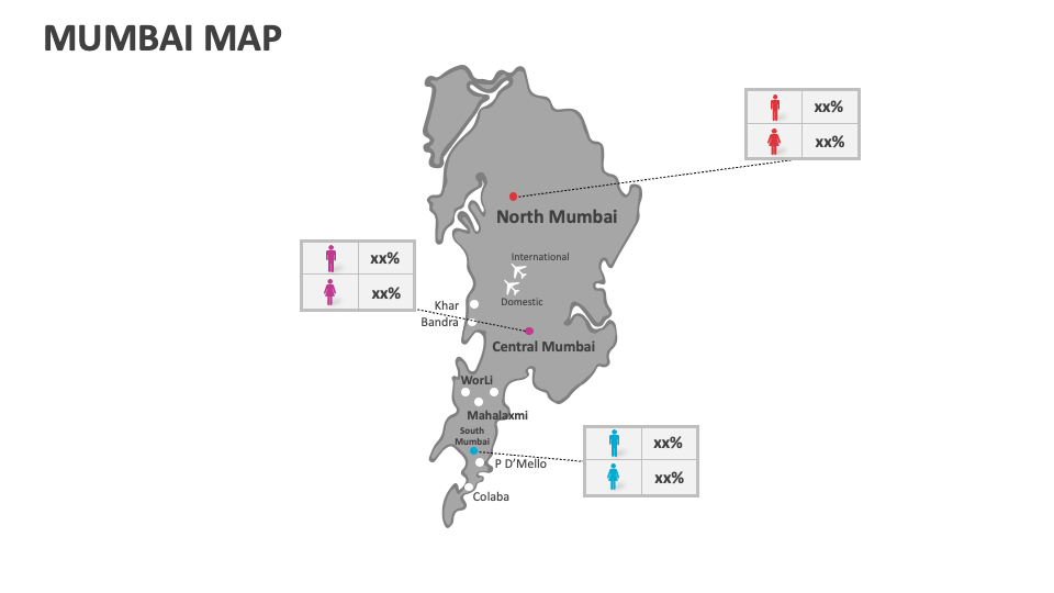 Mumbai Bombay Map Maps Mumbai Bombay Maharashtra